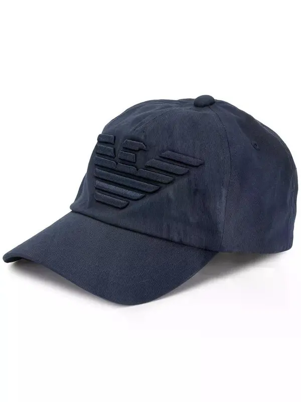Emporio Armani Logo-embossed Baseball Cap - Blue
