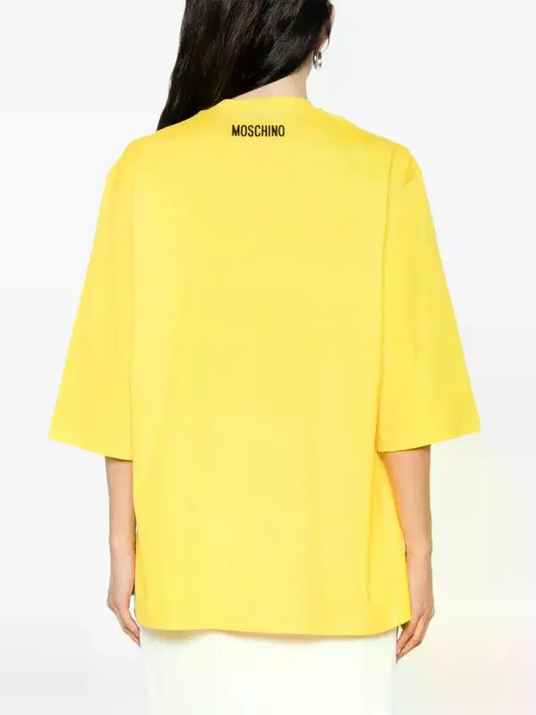 Moschino Smiley Cotton T-shirt - Yellow