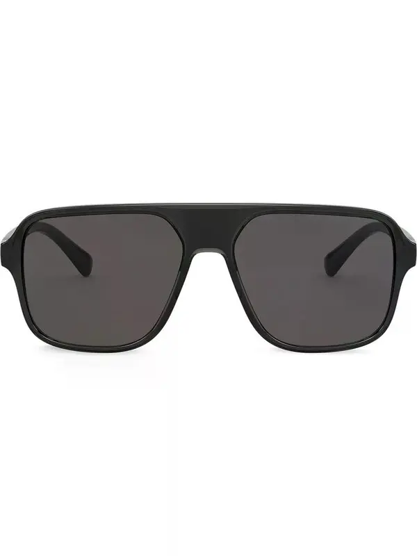 Dolce & Gabbana Logo-embossed Square Frame Sunglasses