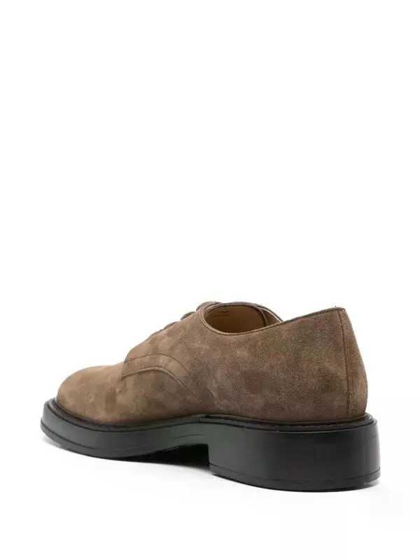 TOD'S Suede Derby Shoes - Neutrals