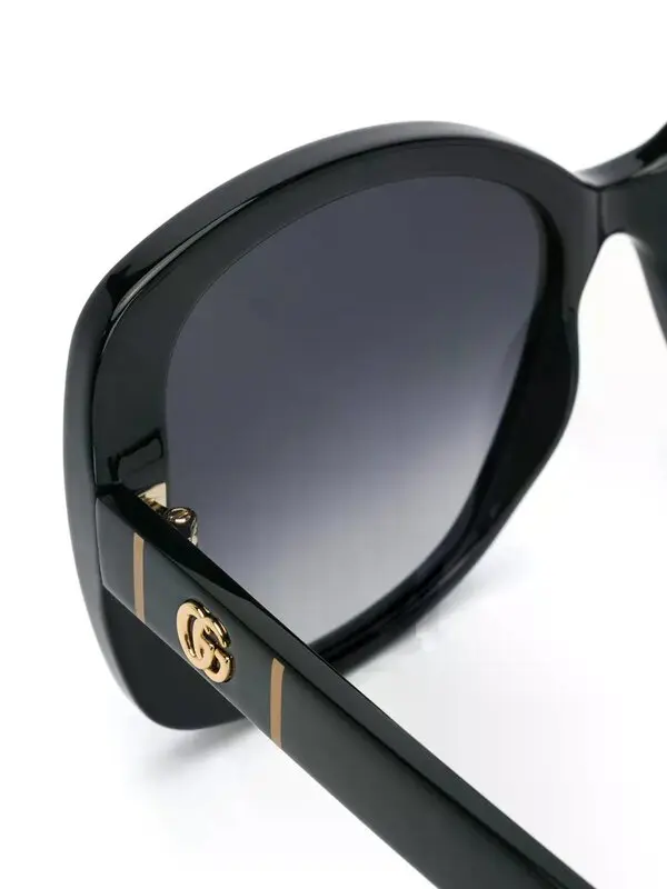 Gucci Double G Square-frame Sunglasses