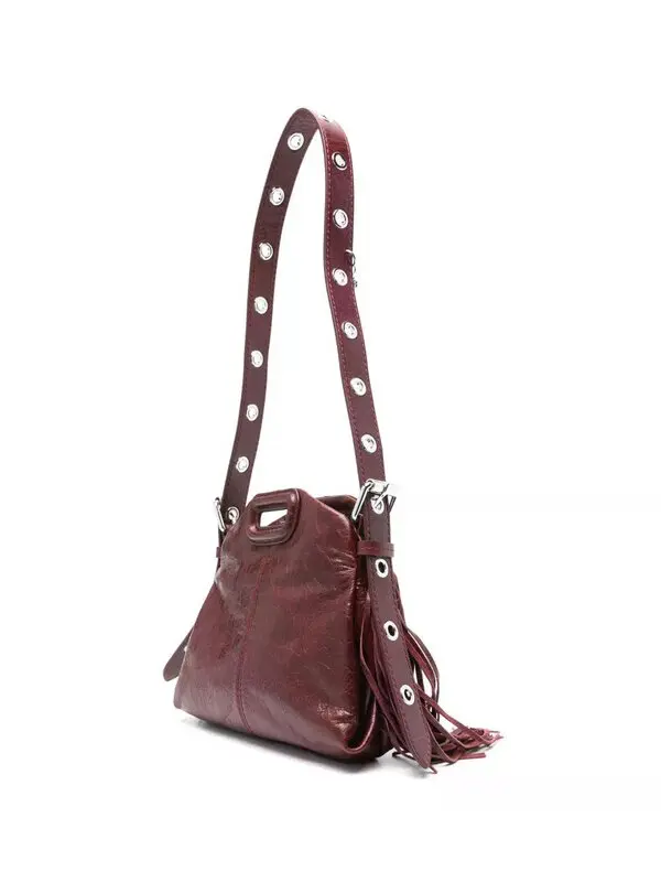 Maje Mini Miss M Leather Shoulder Bag