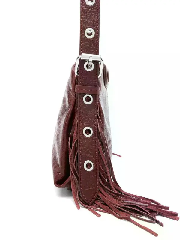 Maje Mini Miss M Leather Shoulder Bag