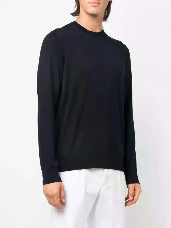 Giorgio Armani Round-neck Jumper - Blue