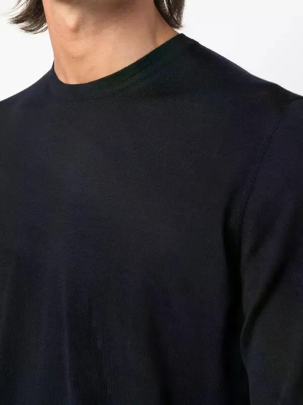 Giorgio Armani Round-neck Jumper - Blue