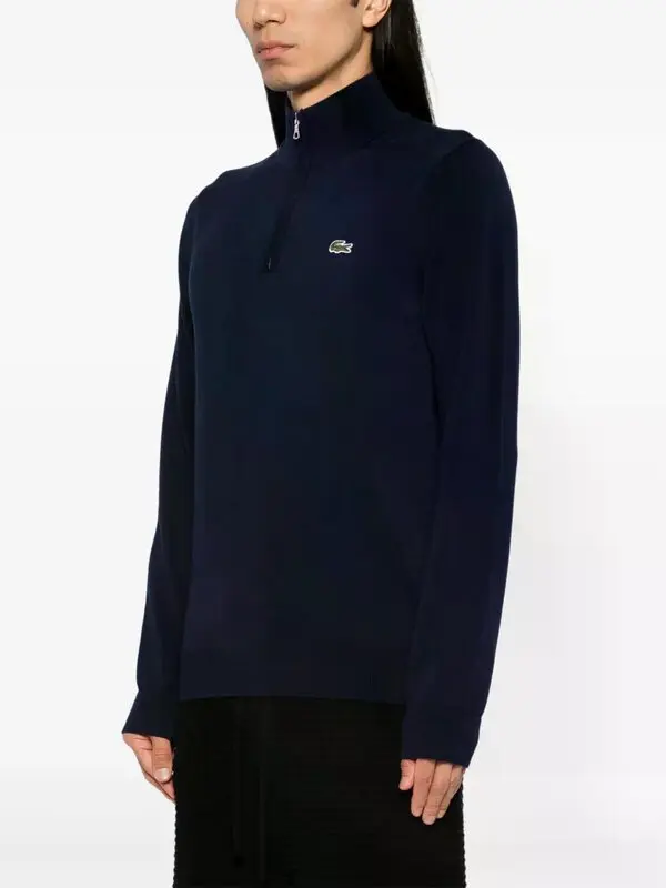 Lacoste High Neck Zip Sweater