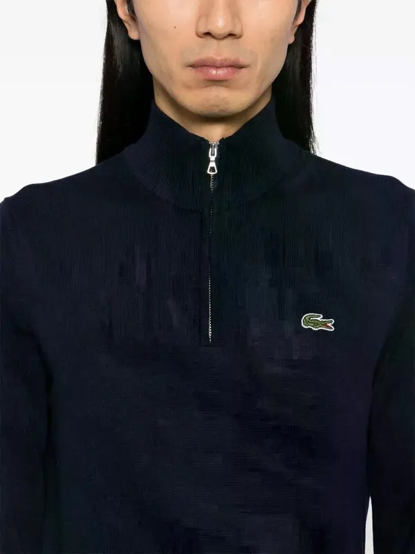 Lacoste High Neck Zip Sweater