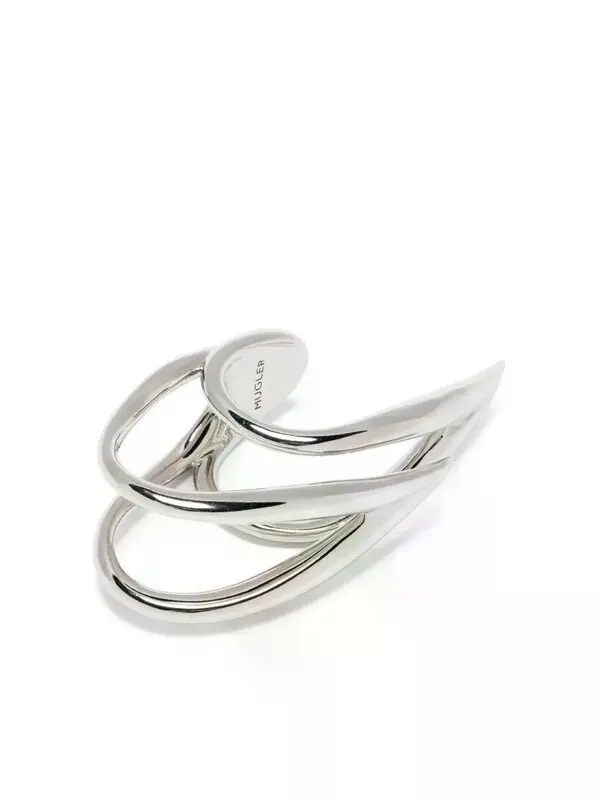 MUGLER Polished-finish Ring - Silver