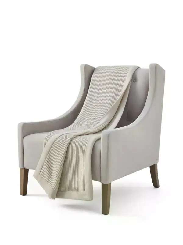 Brunello Cucinelli Rib-knit Cashmere Blanket