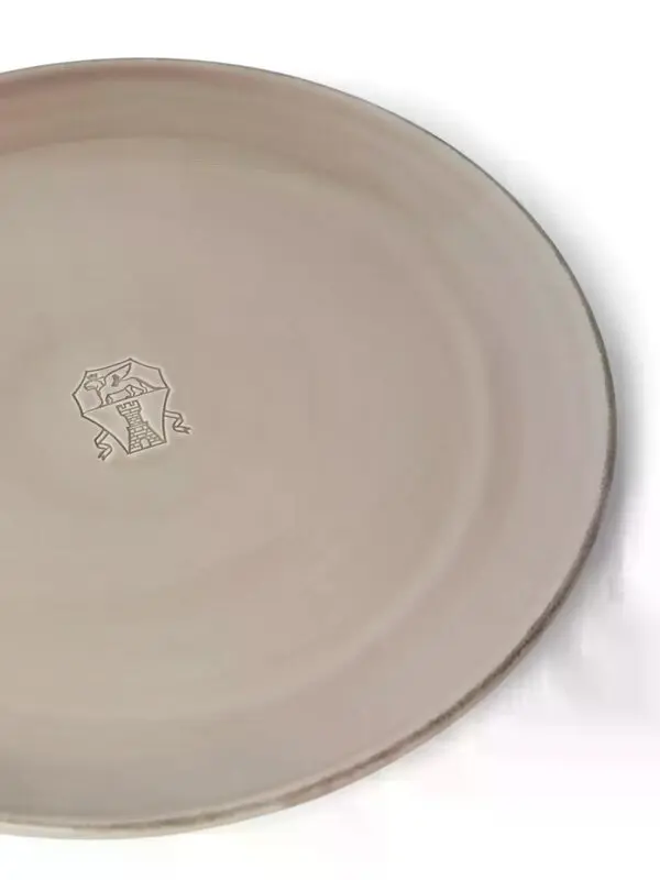 Brunello Cucinelli Logo-engraved Ceramic Plate