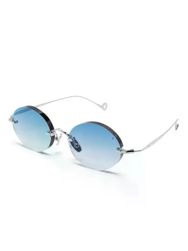 EYEPETIZER Wilmot Oval Rimless Sunglasses