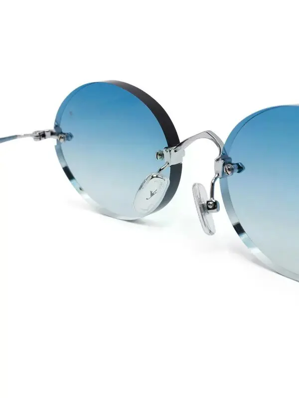 EYEPETIZER Wilmot Oval Rimless Sunglasses