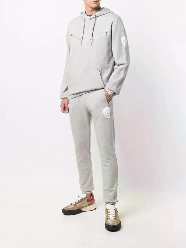 Alexander McQueen Skull-patch Zip-detail Hoodie