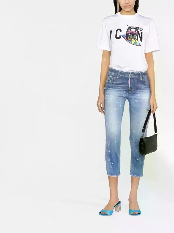 Dsquared2 Cropped Skinny Jeans