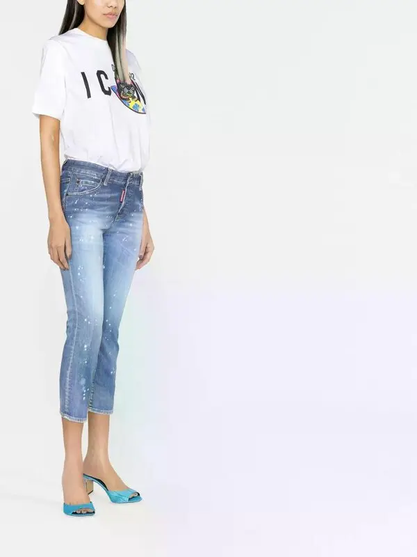 Dsquared2 Cropped Skinny Jeans