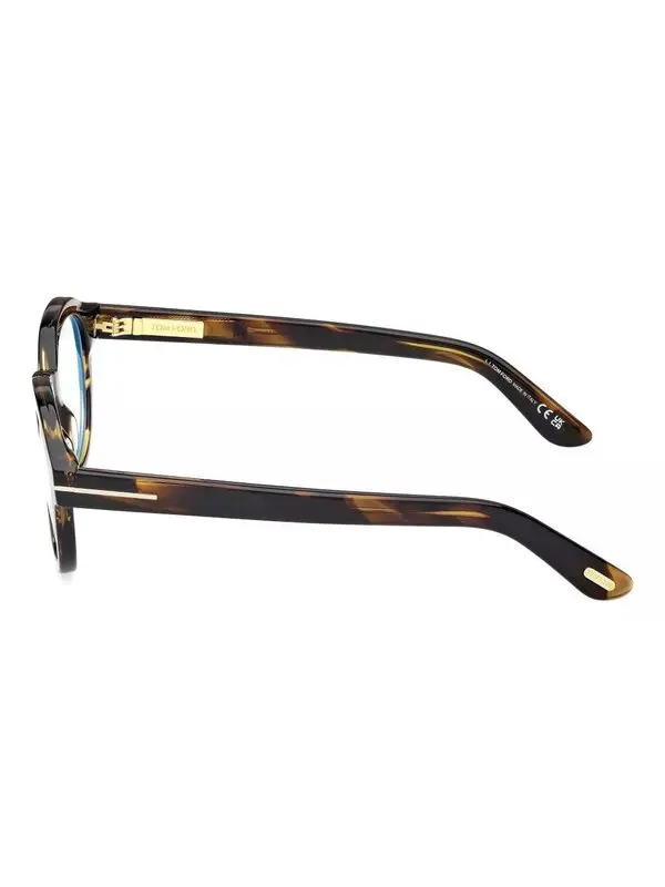 TOM FORD Round-frame Glasses - Brown