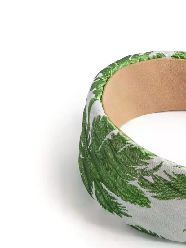 La DoubleJ Leaf-print Headband