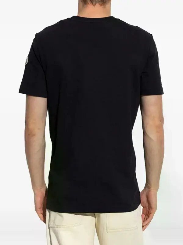 Moncler Logo-patch T-shirt - Blue