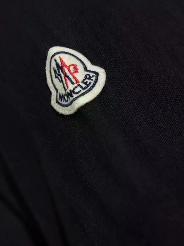 Moncler Logo-patch T-shirt - Blue