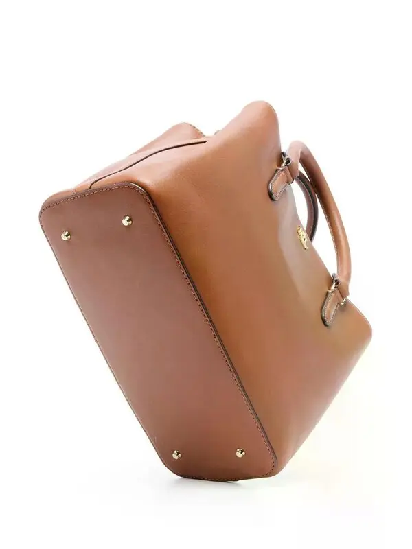 Ralph Lauren Marcy 26 Leather Tote Bag - Brown