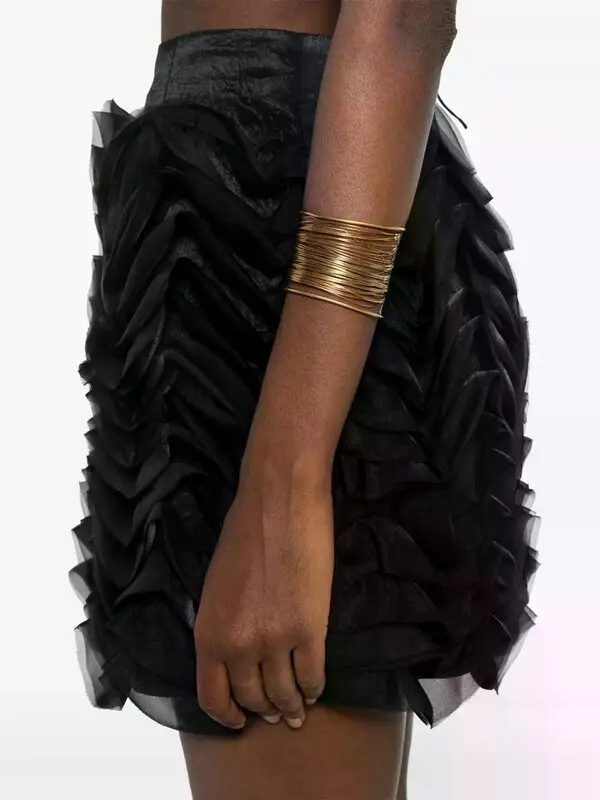 HUI MILANO Ruffled Mini Skirt
