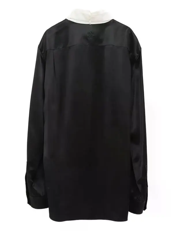 Loewe Satin Front-panel Shirt