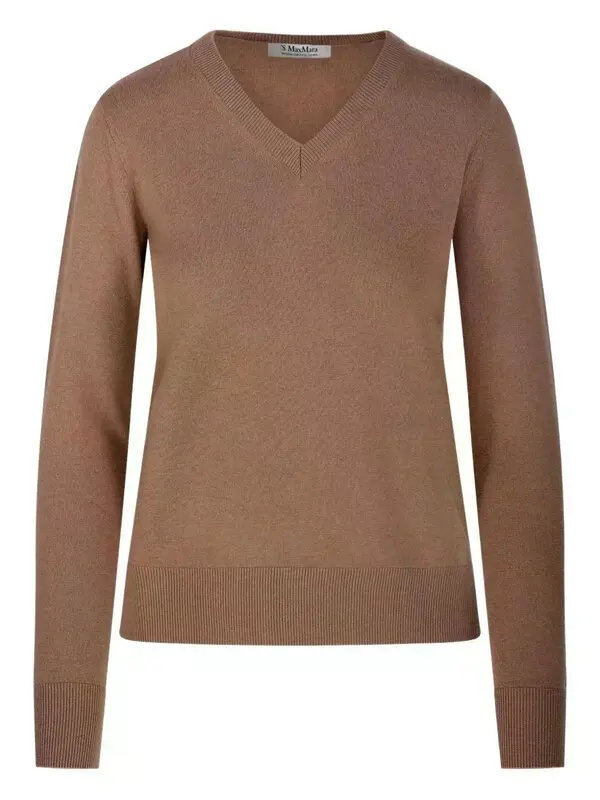 Max Mara V-neck Sweater - Brown