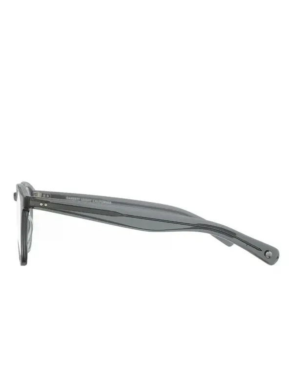 Garrett Leight Hampton Round-frame Glasses - Grey