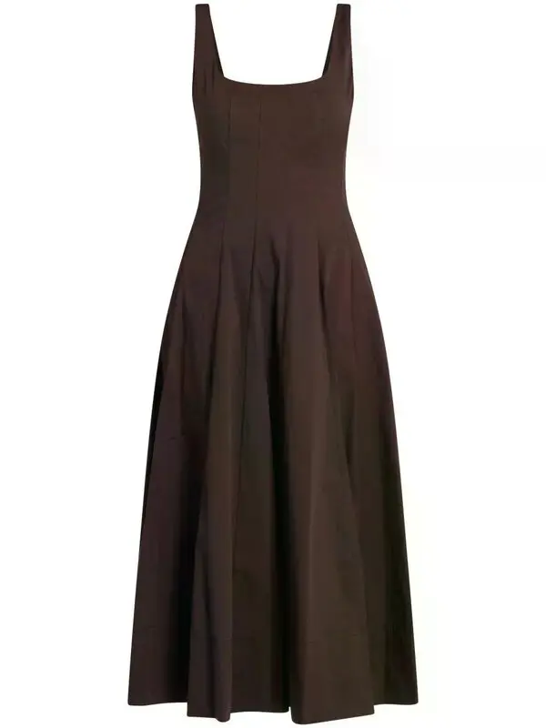 Staud Wells Midi Dress