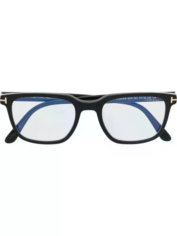TOM FORD Wayfarer-frame Optical Glasses - Black