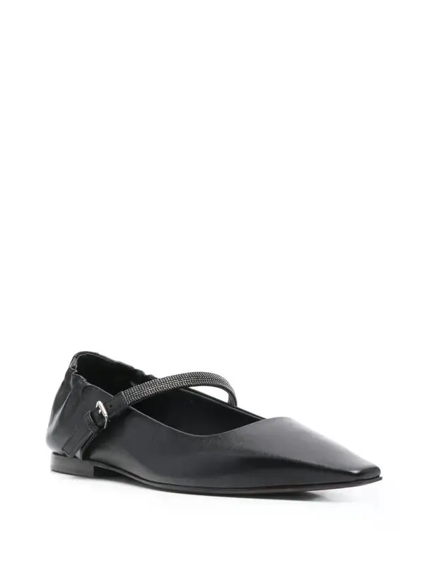 Brunello Cucinelli Leather Ballerinas