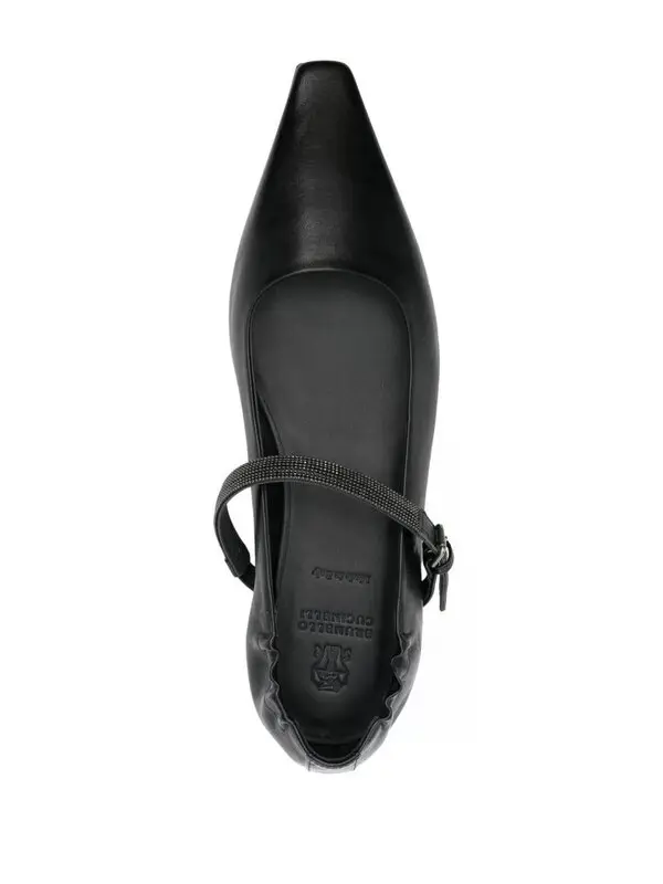 Brunello Cucinelli Leather Ballerinas