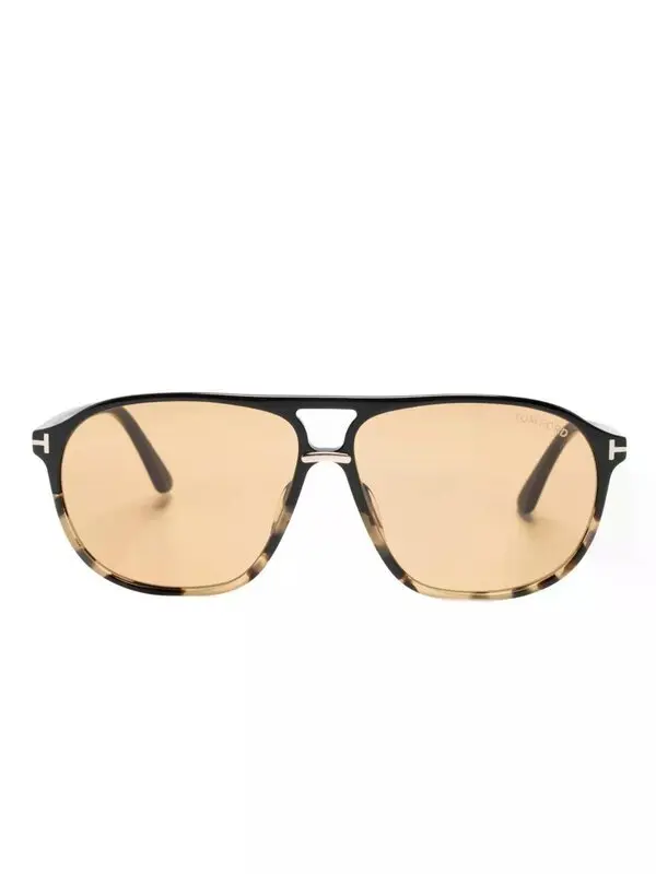TOM FORD Pilot-frame Sunglasses - Black