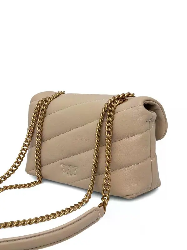 Pinko Love Puff Crossbody Bag - Neutrals