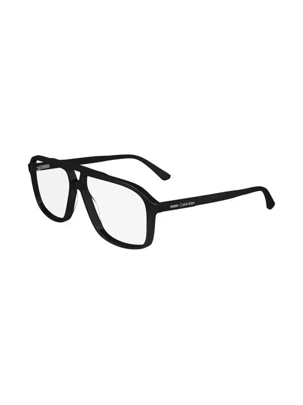 Calvin Klein Rectangle Frame Eyeglasses - Black