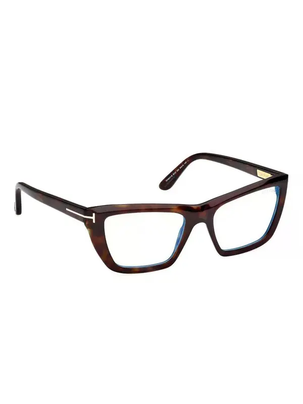TOM FORD Cat-eye Frame Eyeglasses - Brown