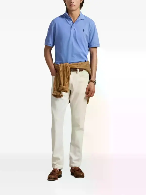 Polo Ralph Lauren Logo-embroidered Polo Shirt - Blue