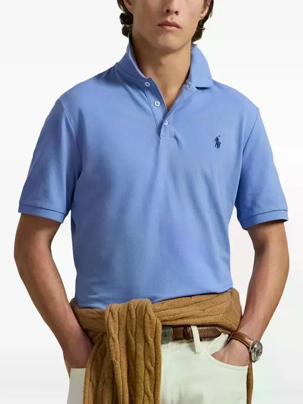 Polo Ralph Lauren Logo-embroidered Polo Shirt - Blue