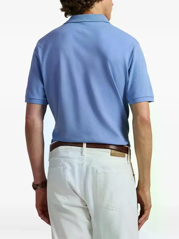 Polo Ralph Lauren Logo-embroidered Polo Shirt - Blue