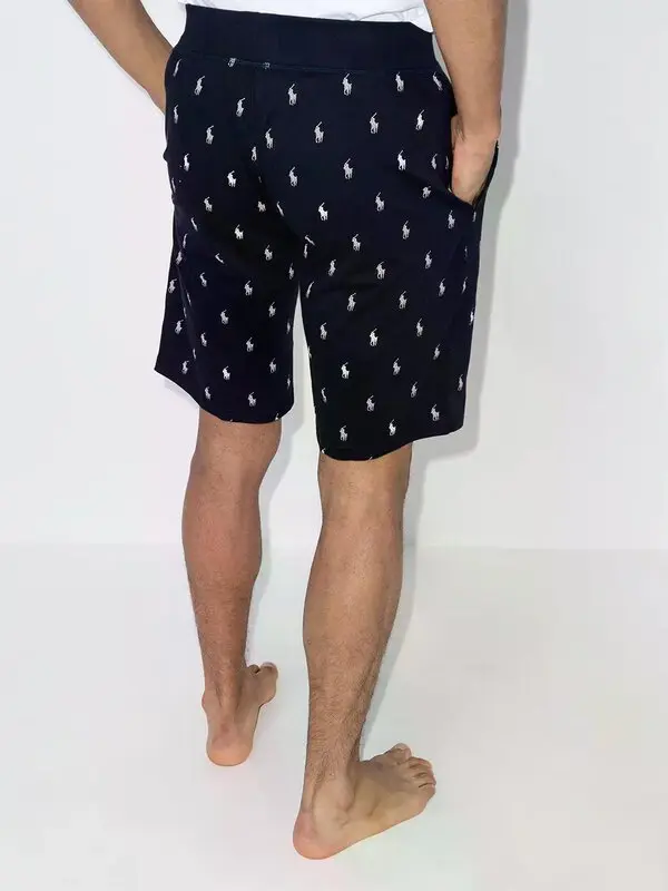 Polo Ralph Lauren Logo Print Pajama Shorts