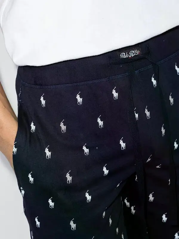 Polo Ralph Lauren Logo Print Pajama Shorts