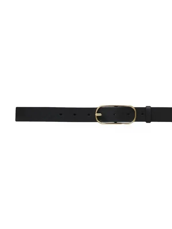 ANINE BING Harper Leather Buckle Belt