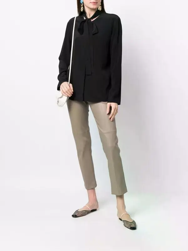 JOSEPH Bayne Tie-fastening Blouse