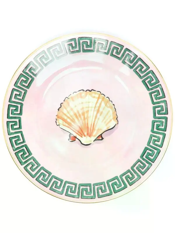 GINORI 1735 Viaggio Di Nettuno Bread Plate - Pink