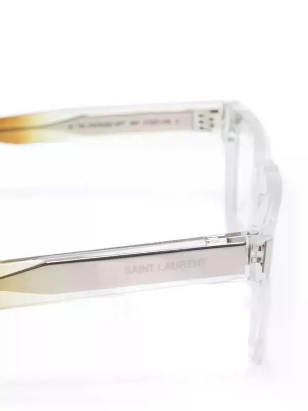 Saint Laurent Square-frame Glasses - Grey