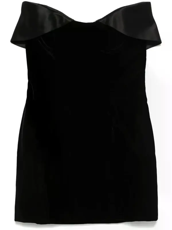 MUGLER Velvet Mini Dress