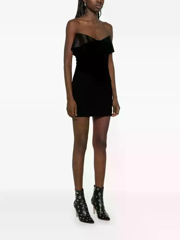 MUGLER Velvet Mini Dress