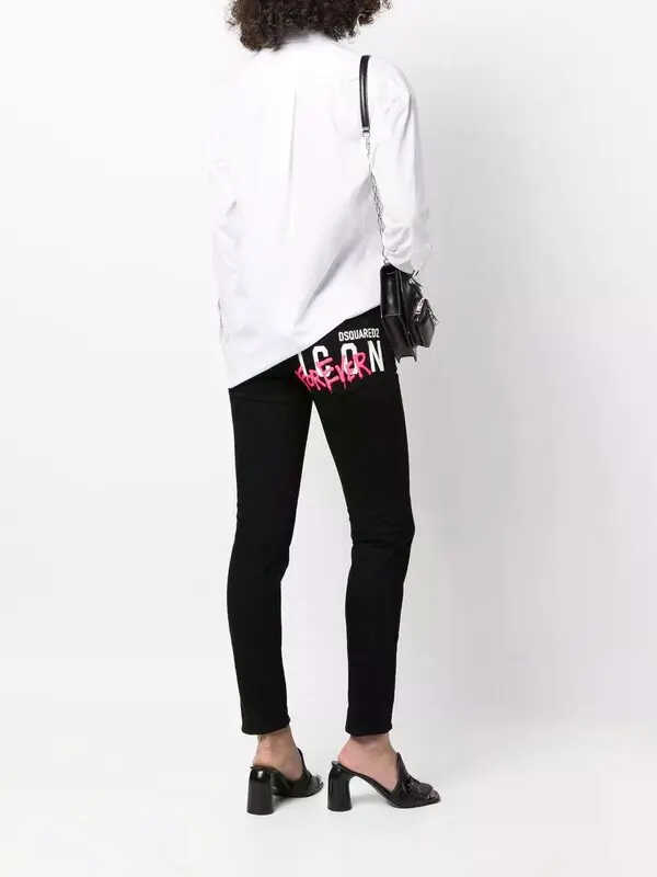 Dsquared2 Logo-print Skinny Jeans