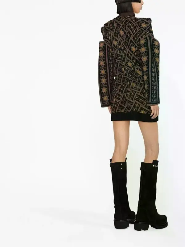 Y/project Pattern-intarsia Knit Cut-out Jumper
