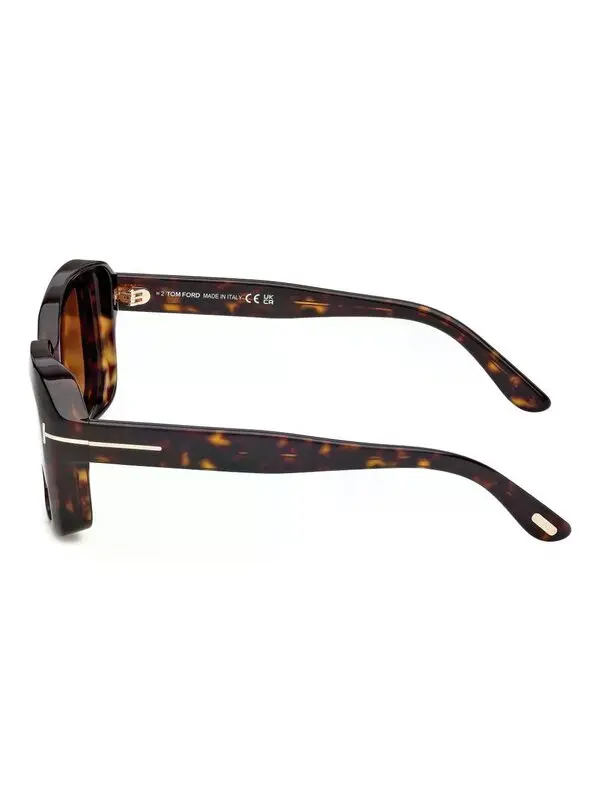 TOM FORD Square-frame Sunglasses - Brown